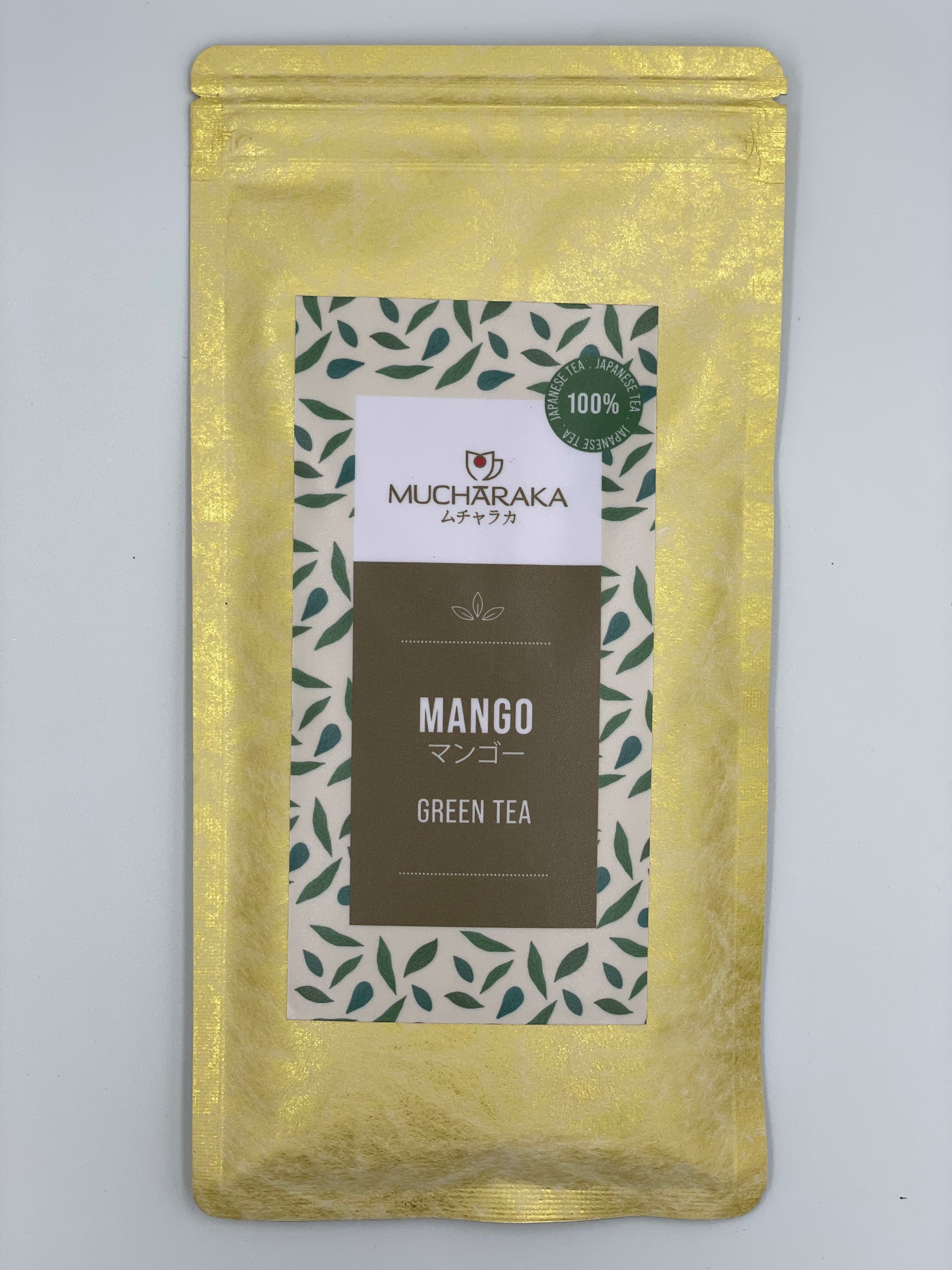 Mango Green Tea SENCHA 40G MUCHARAKA -Premium Japanese Tea – MUCHARAKA TEA